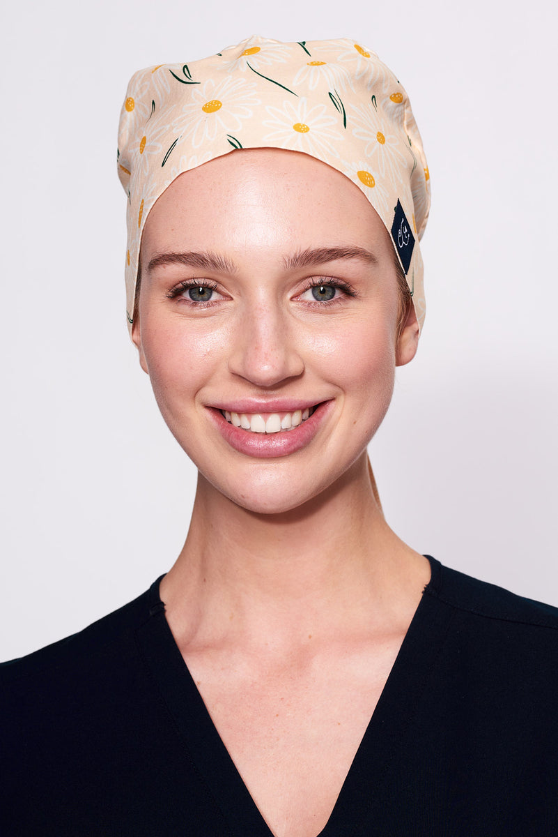 Daisy Scrub Cap | 100% Cotton | Ships from USA | Dr. Woof Apparel
