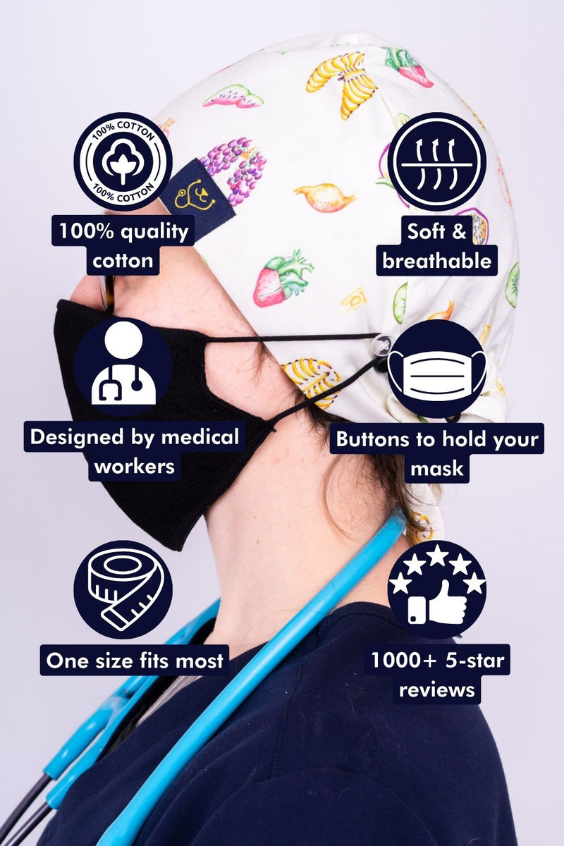 Almost Anatomical Surgical Scrub Cap | Dr. Woof Apparel
